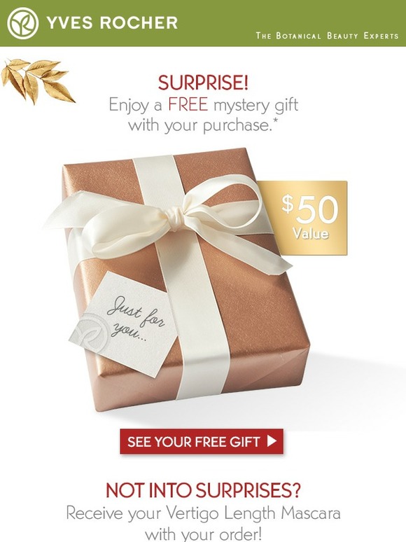 Yves Rocher: Surprise! Choose your free gift! | Milled