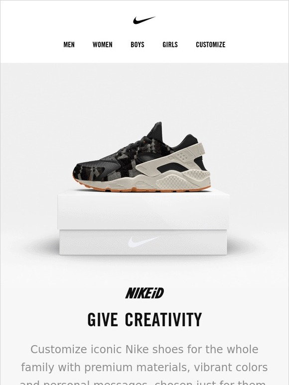 NIKE: Customize Your Holiday Gifts with NIKEiD | Milled