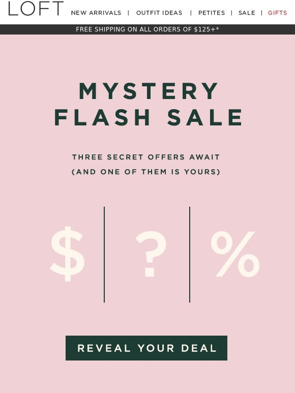 Loft: Your mystery offer is... | Milled