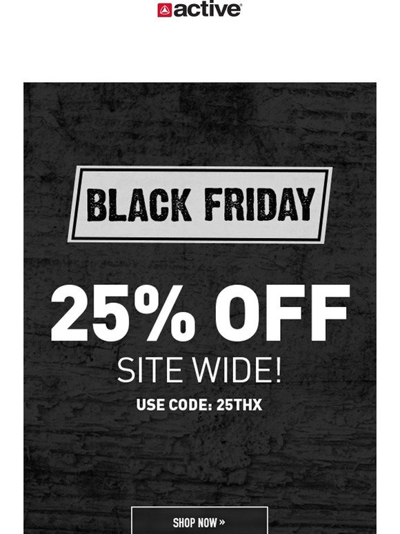 Active Ride Shop: [Black Friday] 25% Off Site Wide + Doorbuster Deals ...