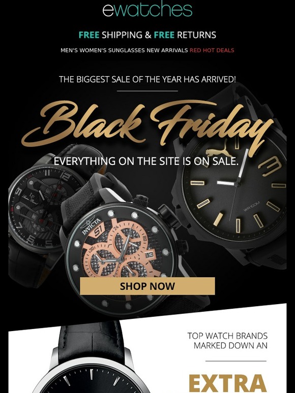 Ewatches: BEST WATCH DEALS EVER. It Must Be Black Friday. | Milled