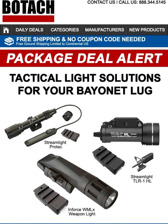 Botach Tactical: Tactical Light Solutions - Bayonet Lug Mount Systems ...
