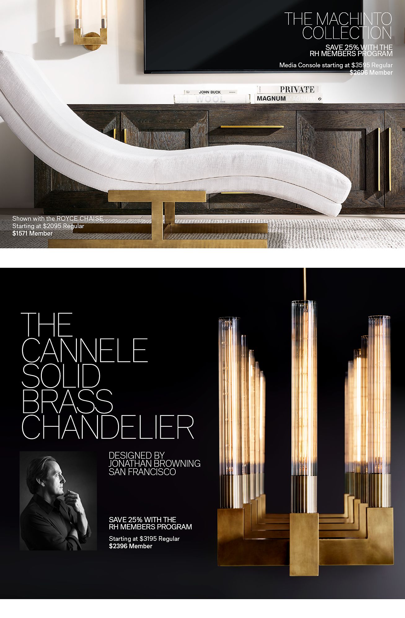 Restoration Hardware: RH Modern. Save 25% with the Members Program ...
