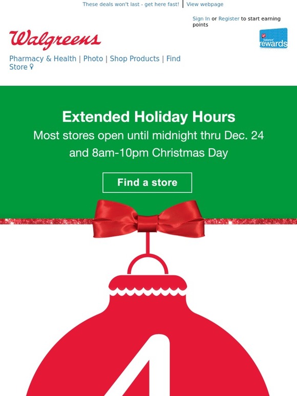 Walgreens: Christmas countdown! Grab last-minute gifts + save on ...