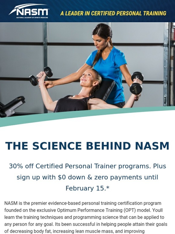 National Academy of Sports Medicine: Why you should choose NASM | Milled