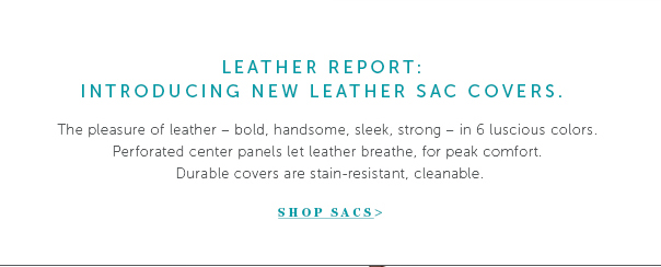 LoveSac: Leather Report: New Leather Sac Covers. | Milled