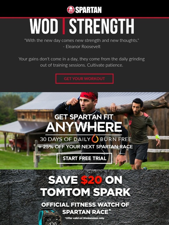 Spartan Race: Burpee, Squat, Lunge | Milled