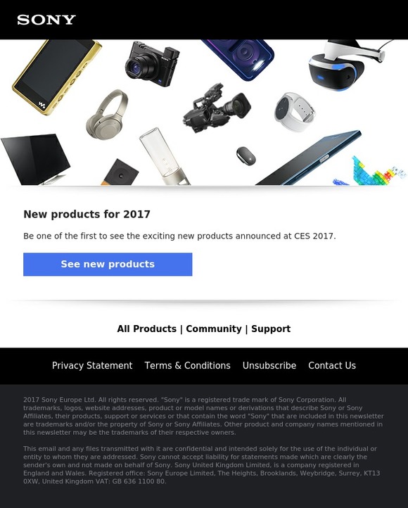 Sony: Sony reveals exciting new products for 2017 | Milled