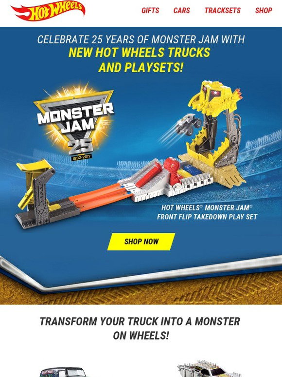 Mattel: Celebrate 25 years of Monster Jam with Hot Wheels! | Milled