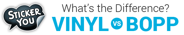 StickerYou: Vinyl vs BOPP Labels - what is the difference? | Milled