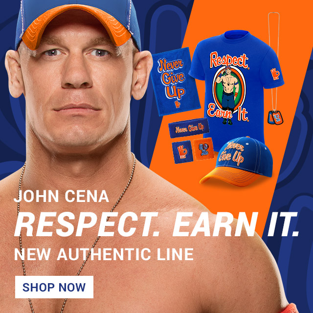 WWE: NEW John Cena Authentic Line: Respect. Earn It. | Milled