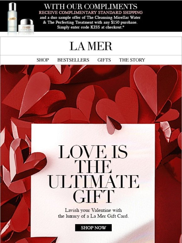 La Mer: Lavish Your Valentine With the La Mer Gift Card | Milled