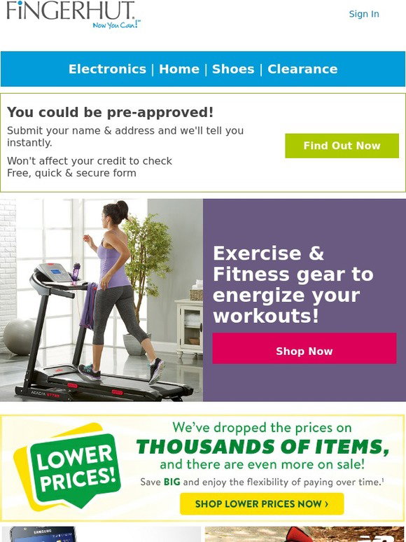 Fingerhut: Fingerhut: Shape, tone and strengthen with new Fitness gear ...