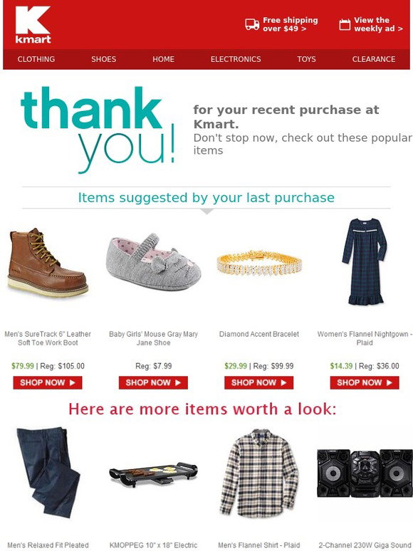Kmart: ☺ THANK YOU for your purchase at Kmart ☺ | Milled