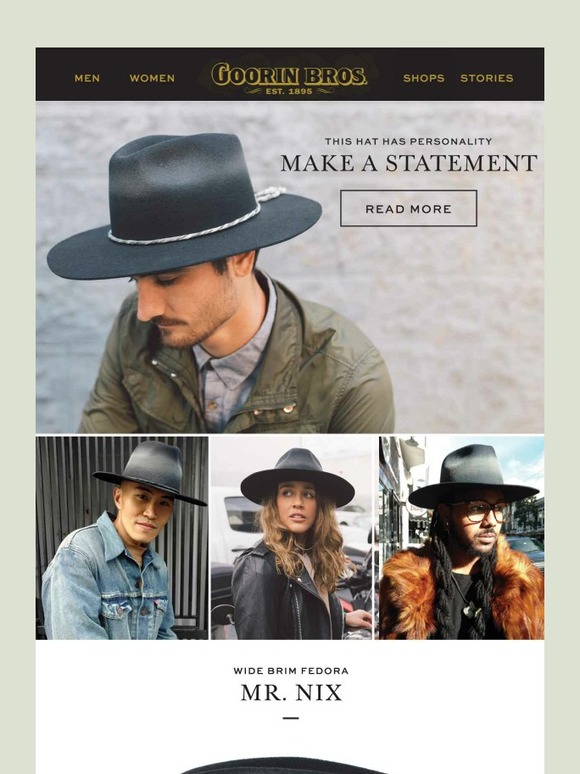 Goorin Bros.: We'd like you to meet Mr. Nix | Milled