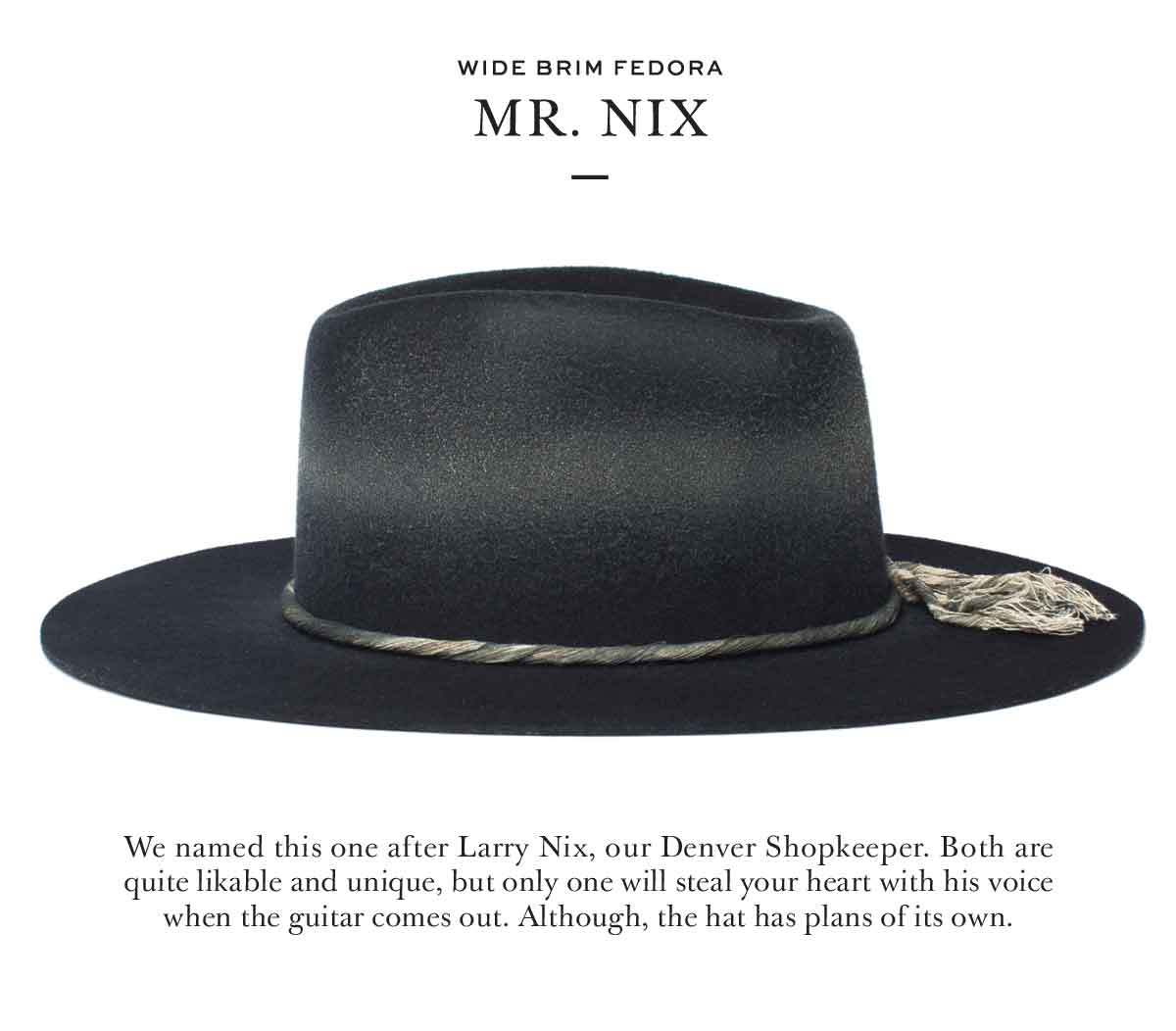 Goorin Bros.: We'd like you to meet Mr. Nix | Milled