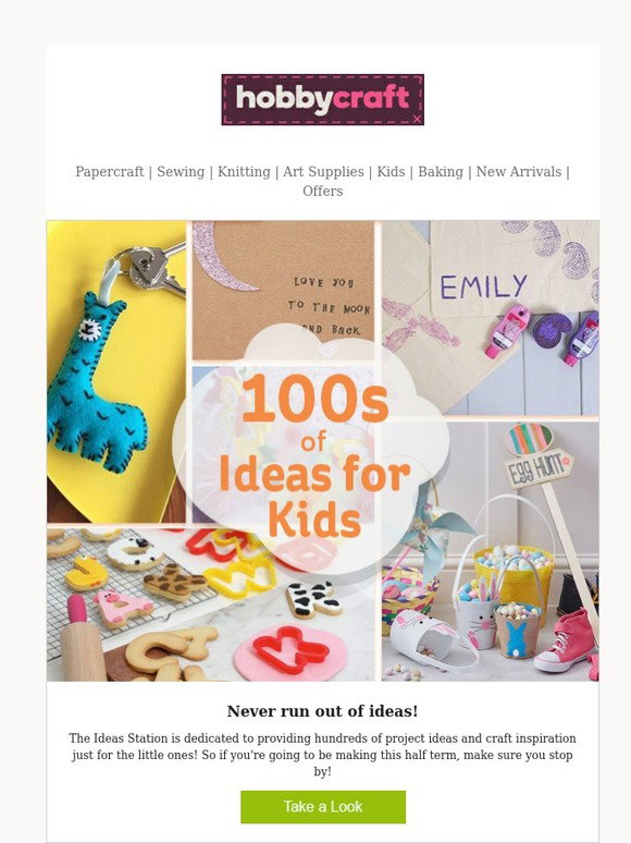 Hobbycraft: Easy Craft Ideas for Half Term | Milled