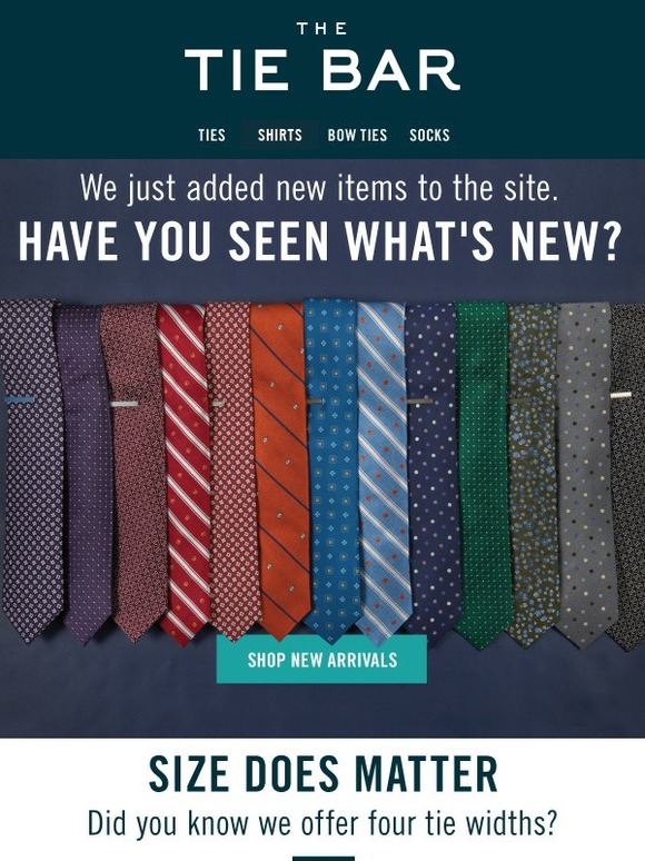 The Tie Bar: Your Tie Width—Explained | Milled