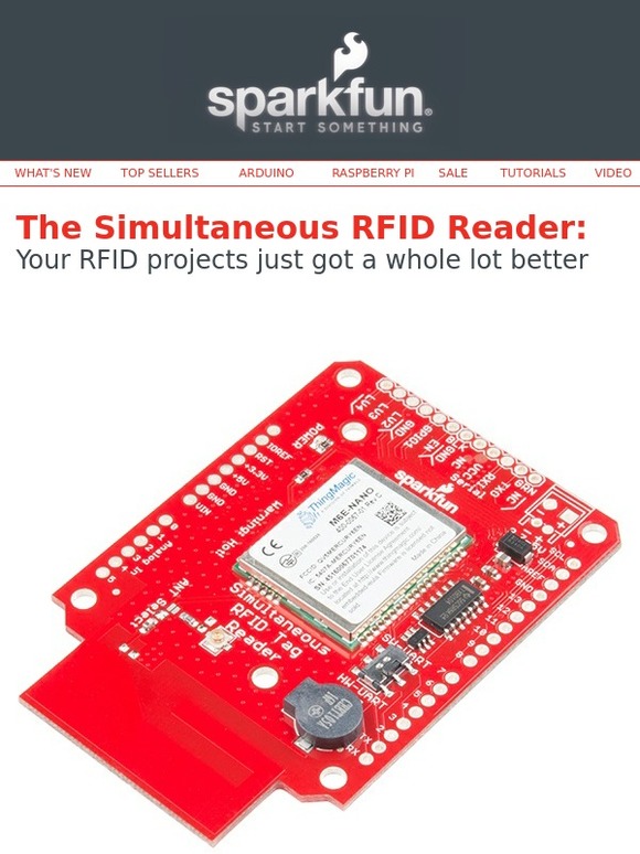 SparkFun: The SparkFun Simultaneous RFID Reader = endless project ...