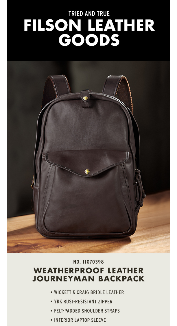 Filson: Filson Unfailing Leather Goods | Milled