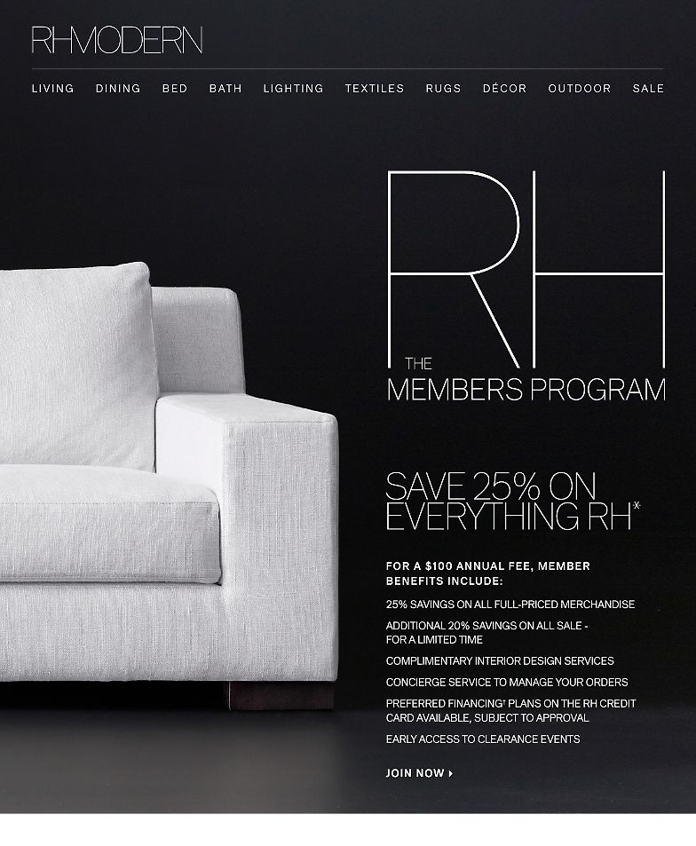 Restoration Hardware: Experience the Rewards of the RH Members Program ...