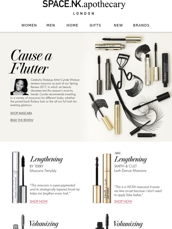 Space NK: Makeup Artist Cynde Watson talks mascara | Milled