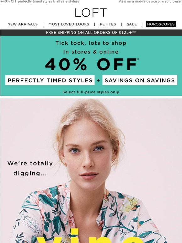 Loft: Our must-try trend of the season | Milled