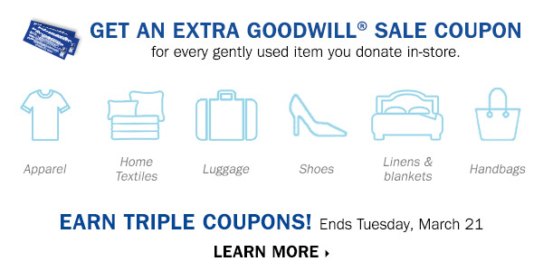Carson's: 2 Goodwill Coupons + $50 Coupon INSIDE! | Milled