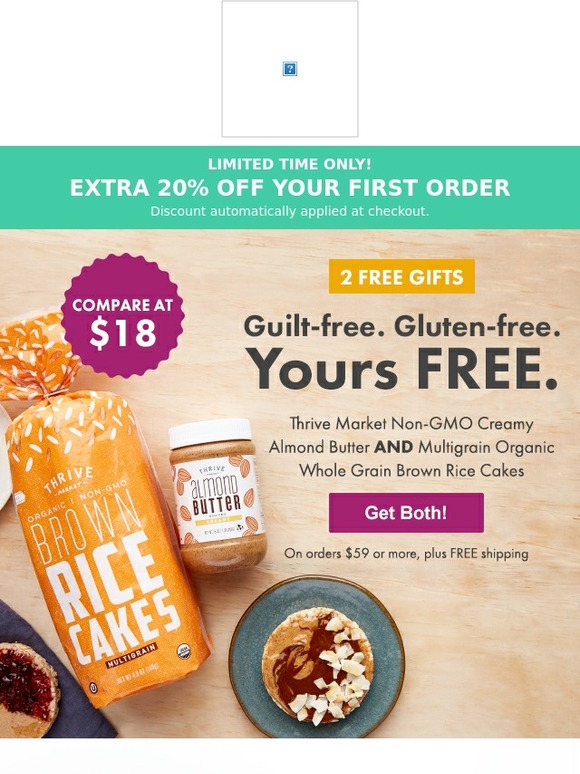 Thrive Market: 2 FREE gifts: The perfect snack pair ($18 value!) | Milled