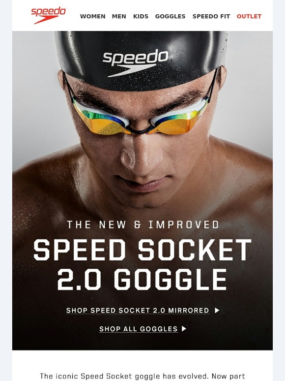 Speedo: NEW Speed Socket 2.0 Goggles | See The Finish | Milled
