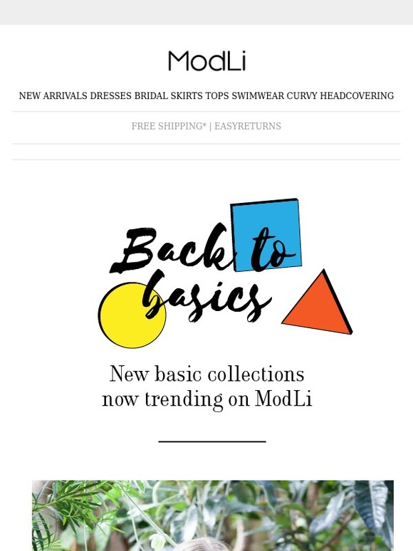 ModLi: Just What Your Wardrobe Needs: *NEW* Basics Collection Now ...