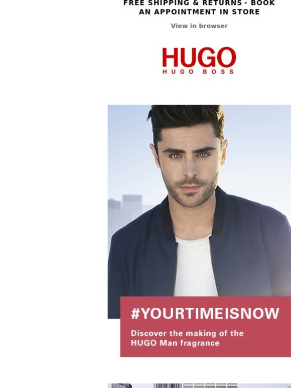Hugo Boss: Zac Efron Stars in the New HUGO Man Fragrance Campaign ...