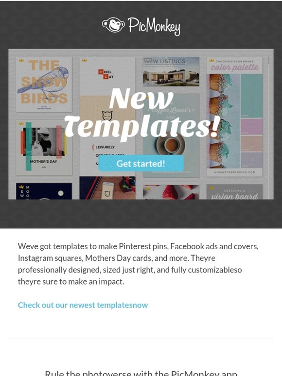 PicMonkey: New Templates have arrived! | Milled