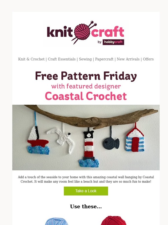 Hobbycraft: Yay for crochet! Amazing FREE patterns | Milled