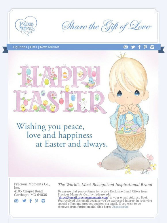 Precious Moments: Happy Easter | Milled
