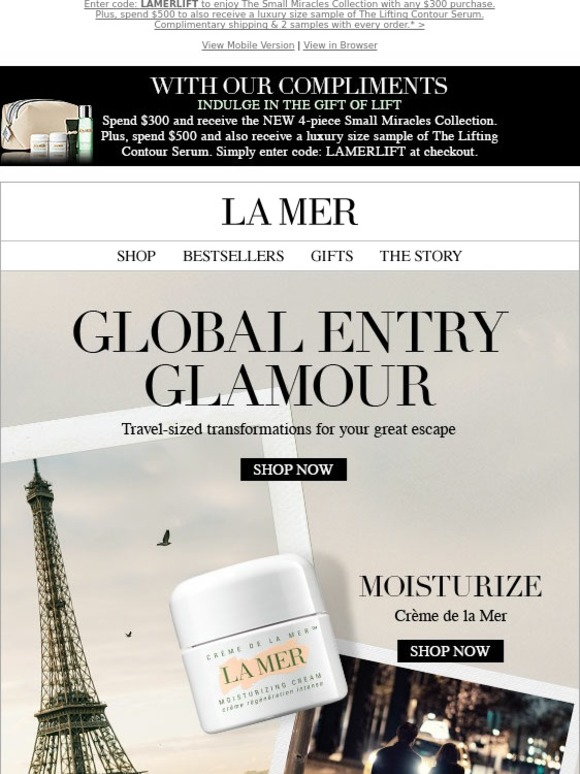 La Mer: Traveling? Discover Our On-The-Go Treatments & Small Miracles ...