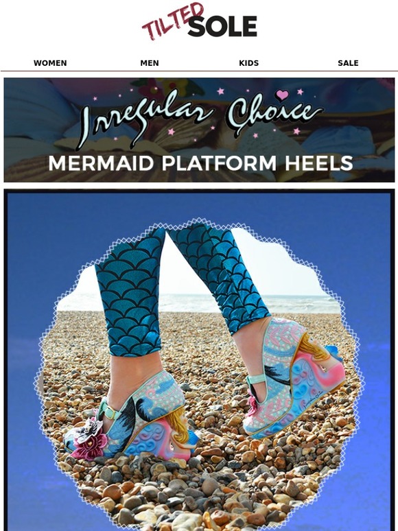 Tilted Sole: New Irregular Choice 'Mermaid' Heels | Milled
