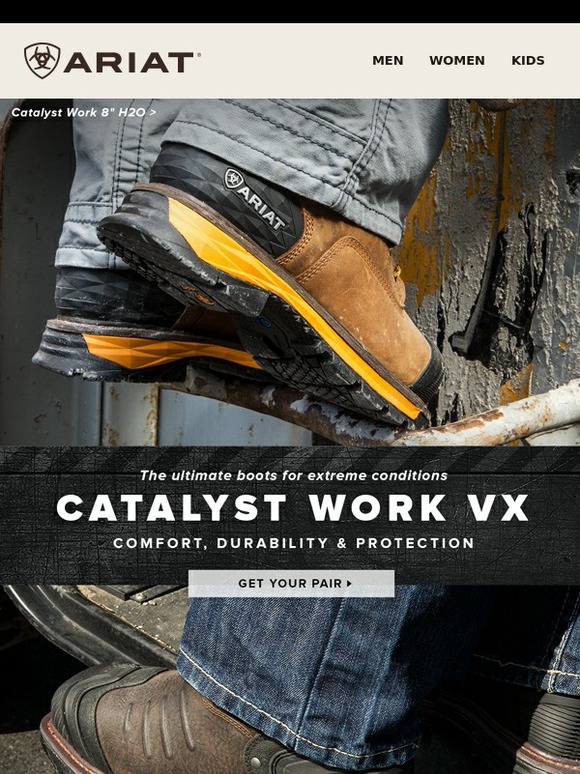 Ariat: Catalyst - The Ultimate Work Boot | Milled