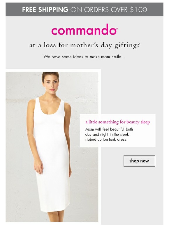 Commando: the perfect gifts for mom | Milled