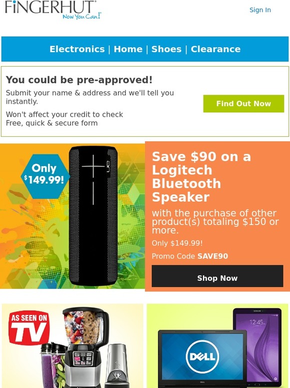 Fingerhut: Fingerhut: Save $90 on a Logitech Bluetooth Speaker! | Milled