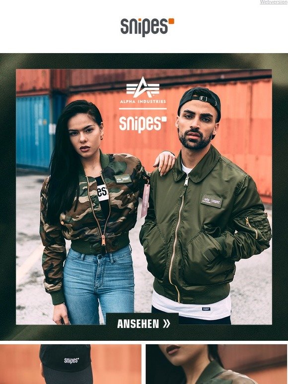 Snipes: Exklusiv: Alpha Industries x SNIPES Jackets | Milled