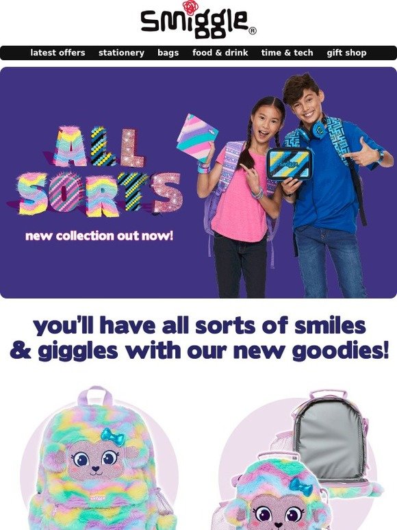Smiggle: get your hands on our newest fluffy, spikey & shiny goodies ...