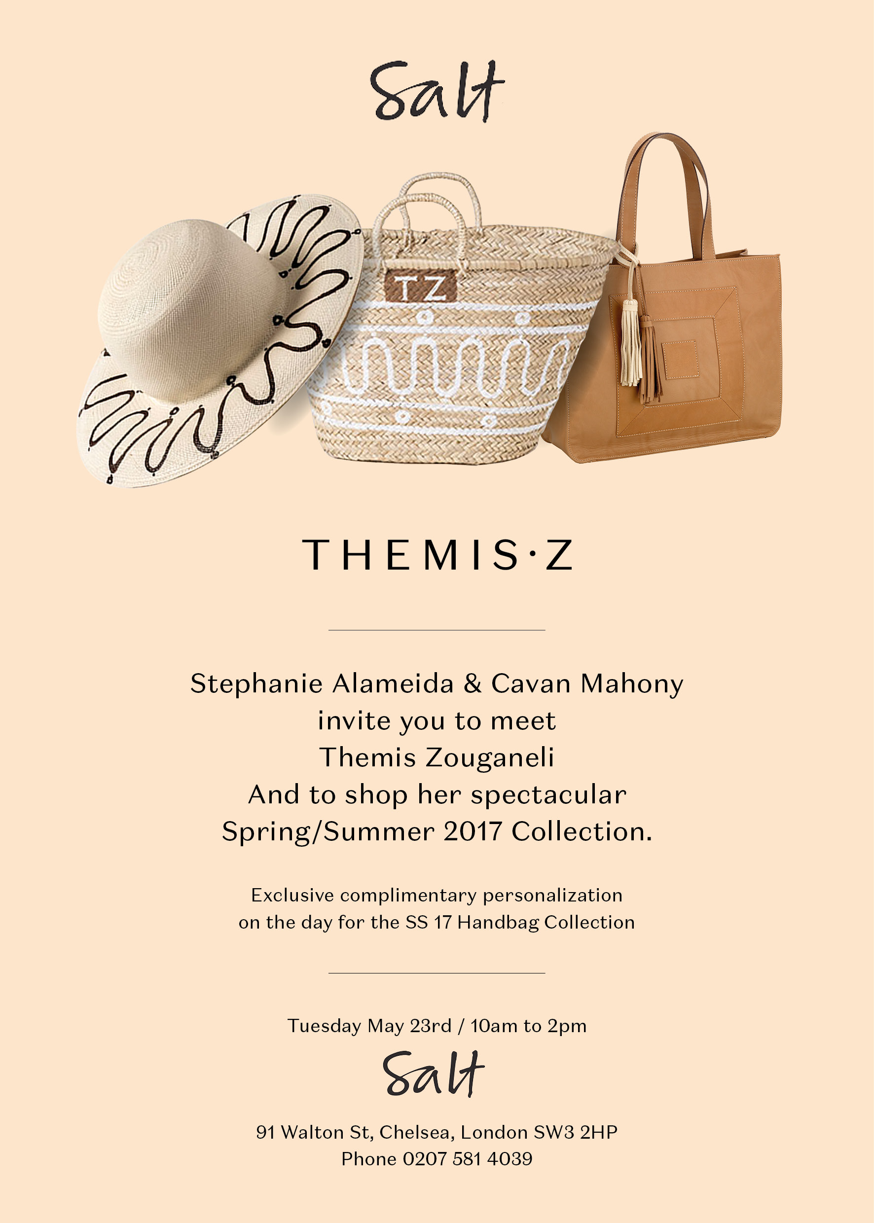 Salt: Themis Personalization Event In Store May 23rd | Milled