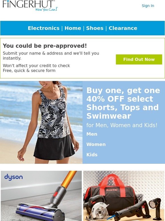 Fingerhut: Fingerhut: BOGO 40% OFF select summer styles! | Milled