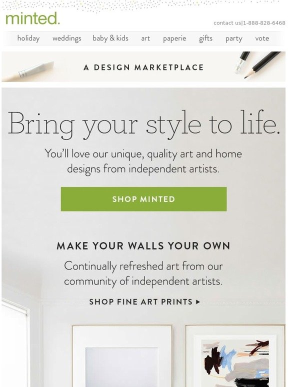 Minted: Show off your style. | Milled