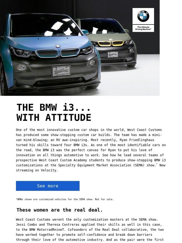 BMW: BMW Exclusive: A custom BMW i3, college graduate rewards, and more ...