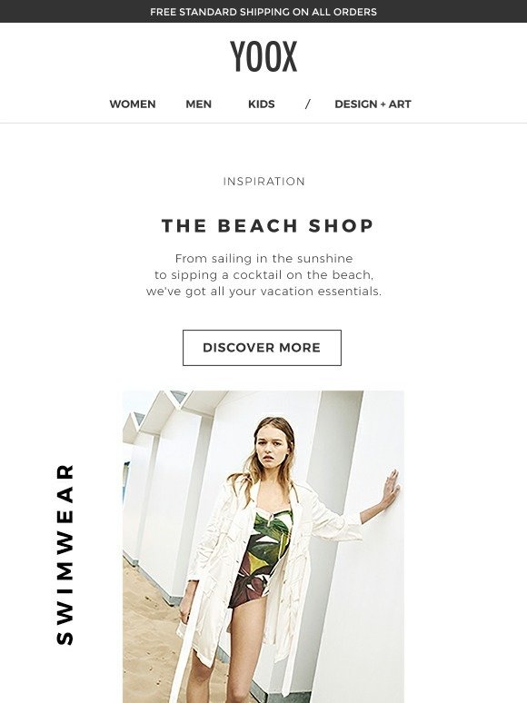 YOOX: The Beach Shop: all your vacation essentials | Milled