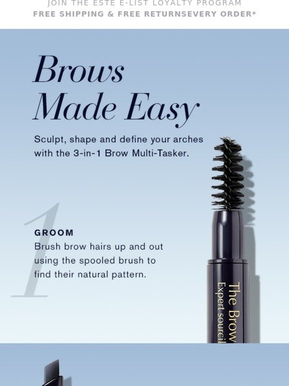Estée Lauder: Easy on the Eyes: Brows 101 | Milled