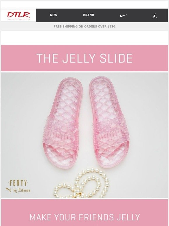 DTLR: Puma x Fenty Jelly Slides | Milled