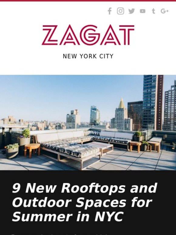 Zagat: 9 Must-Visit Rooftop Bars & Restaurants in NYC | Milled